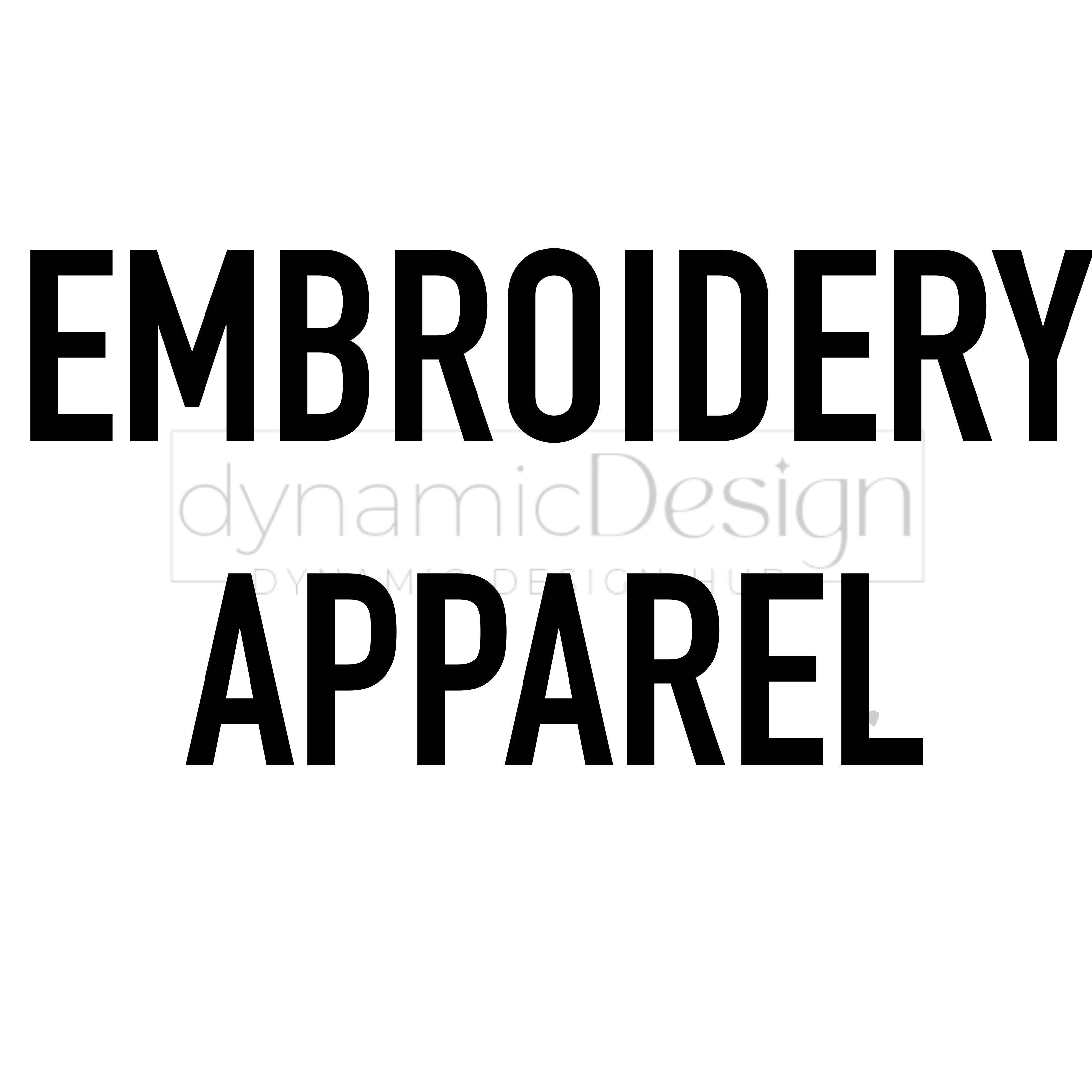 Embroidery Apparel – Dynamic Design Hub